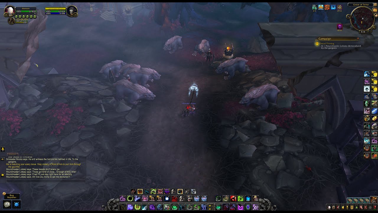 Dread Priming, WoW Shadowlands Quest - World of Warcraft videos