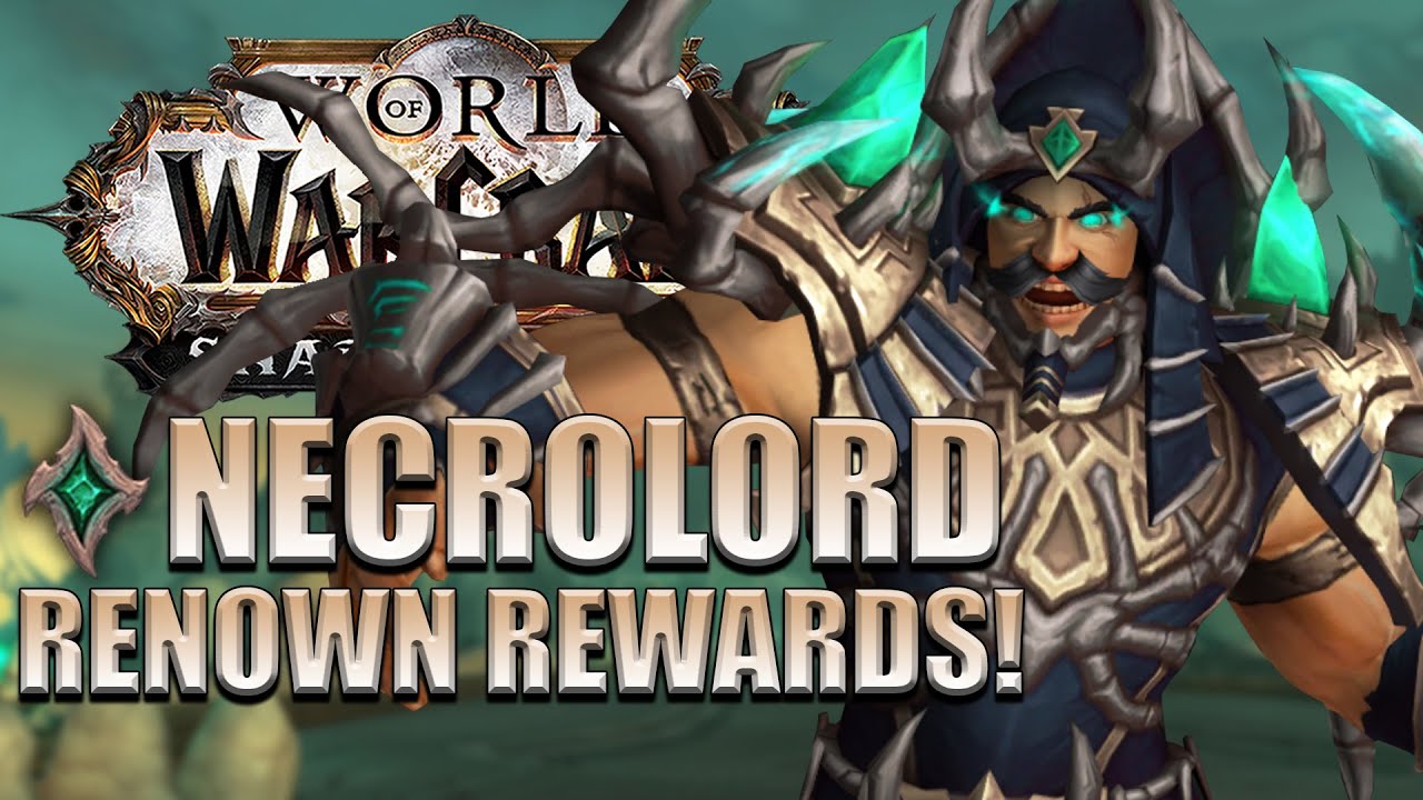 Necrolord Renown REWARDS! Mounts/Transmog/Pets/Titles & More ...