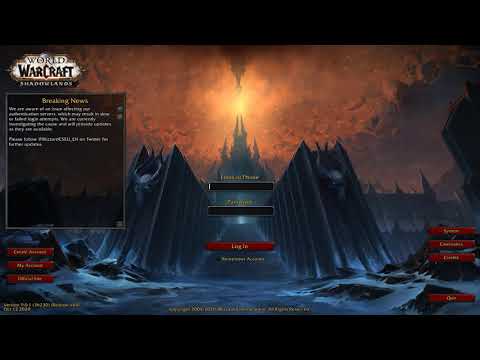 World of Warcraft: Shadowlands Login Screen 2560x1440 HD Quality ...