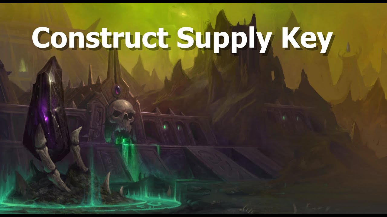 Construct Supply Key-WoW Shadowlands - World of Warcraft videos