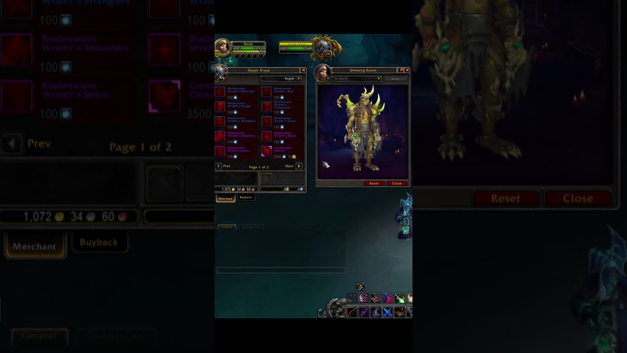 Necrolord Leather Armor Transmog in WoW Shadowlands || World of ...