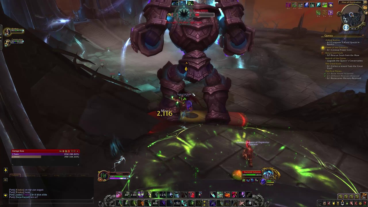 Power of the Colossus - Daily Quest - The Maw - World of Warcraft ...