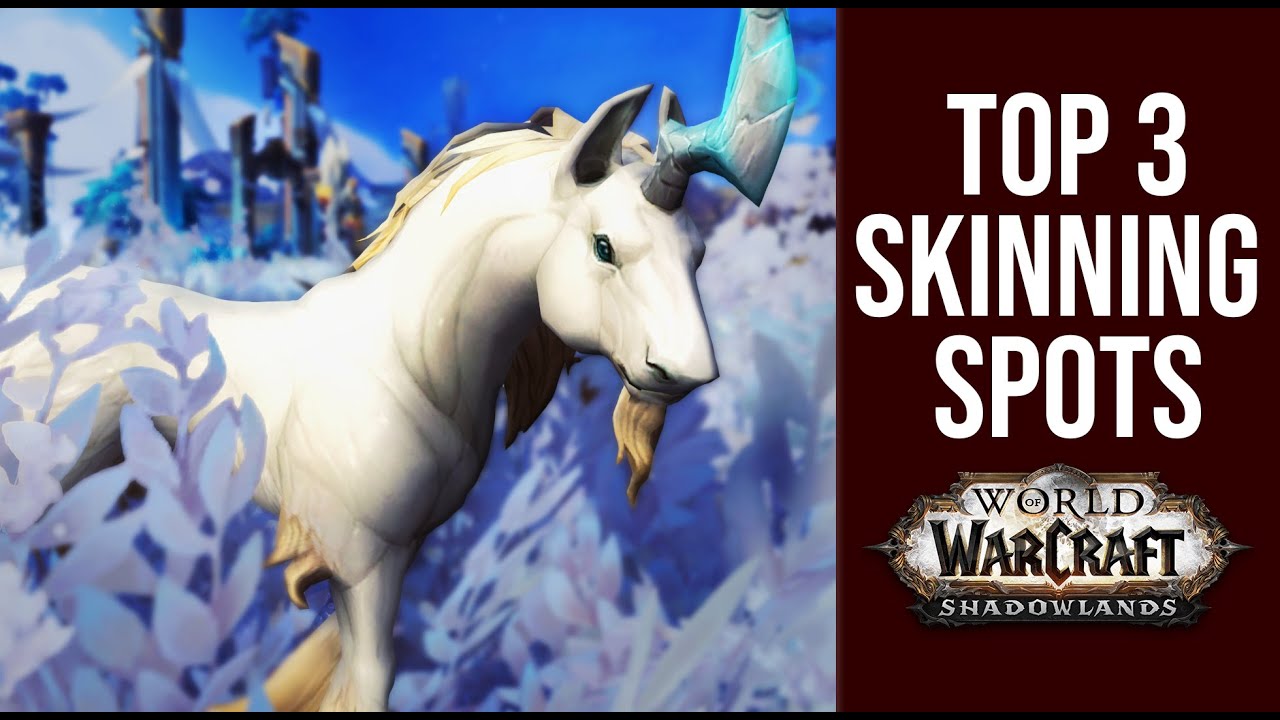 Top 3 Best Skinning Spots (so far!) in Shadowlands - World of Warcraft ...