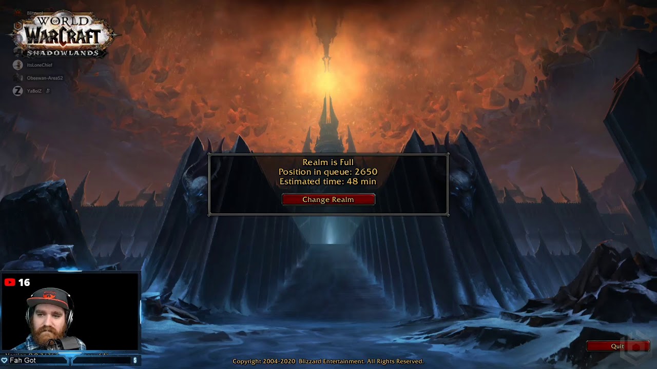 World of Warcraft Shadowlands. DH leveling. No more loading screens ...