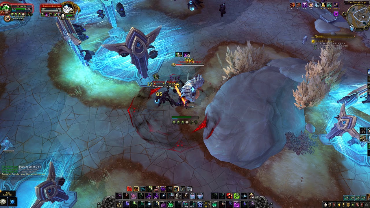 Depleted Goliath Core - From where to get, WoW Shadowlands - World of ...