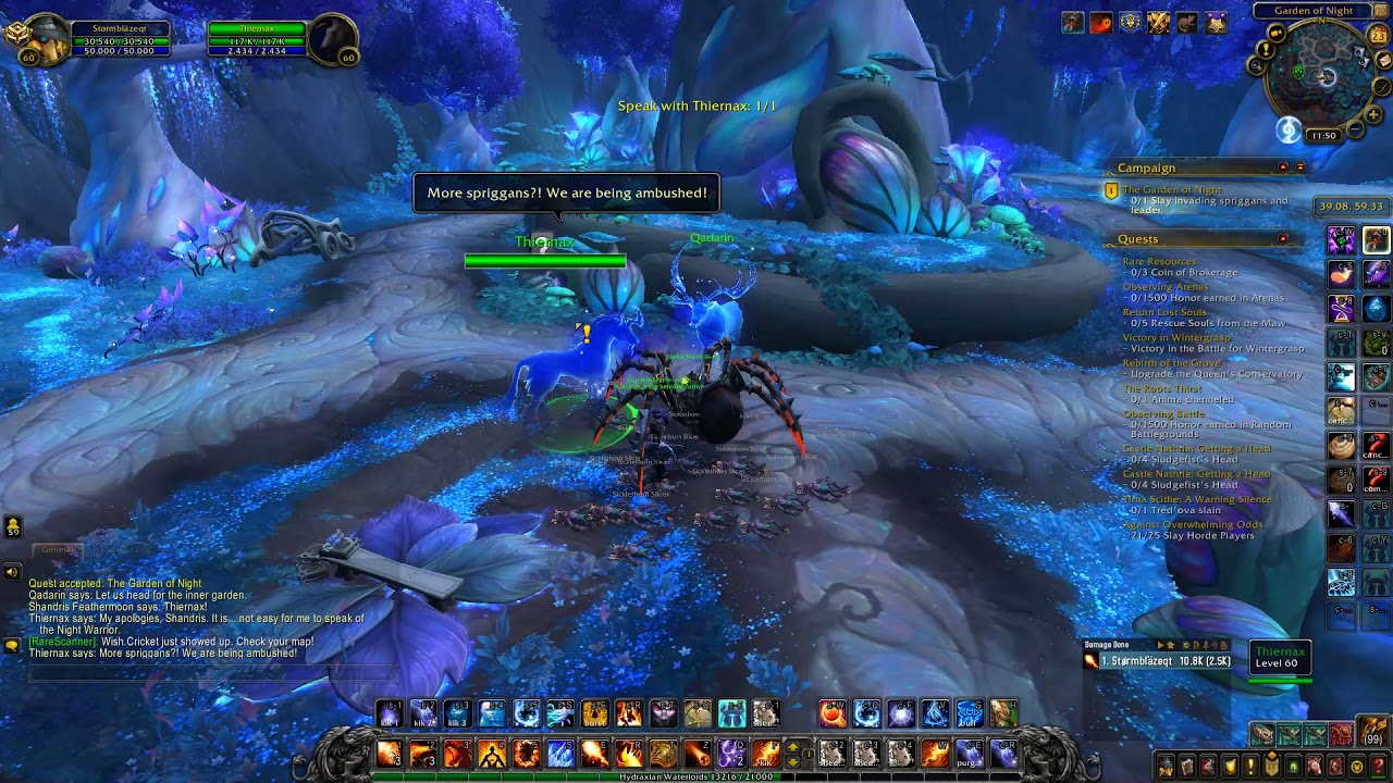 The Garden of Night Quest Wow Shadowlands (Night Fae Covenant) - World ...