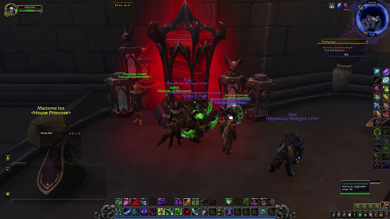 WOW: Shadowlands DH (Venthyr) Playthrough: Part 2 (Choosing Venthyr ...