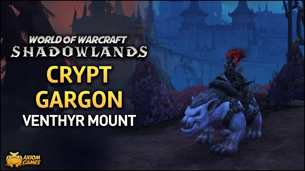 WoW: Shadowlands - Crypt Gargon Mount - World of Warcraft videos