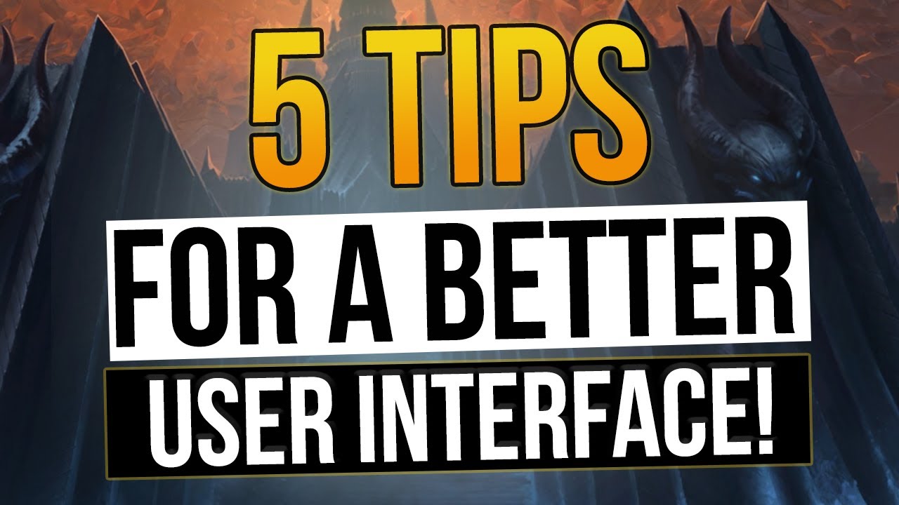 5 Tips For A Better User Interface! WoW Shadowlands | LazyBeast UI ...