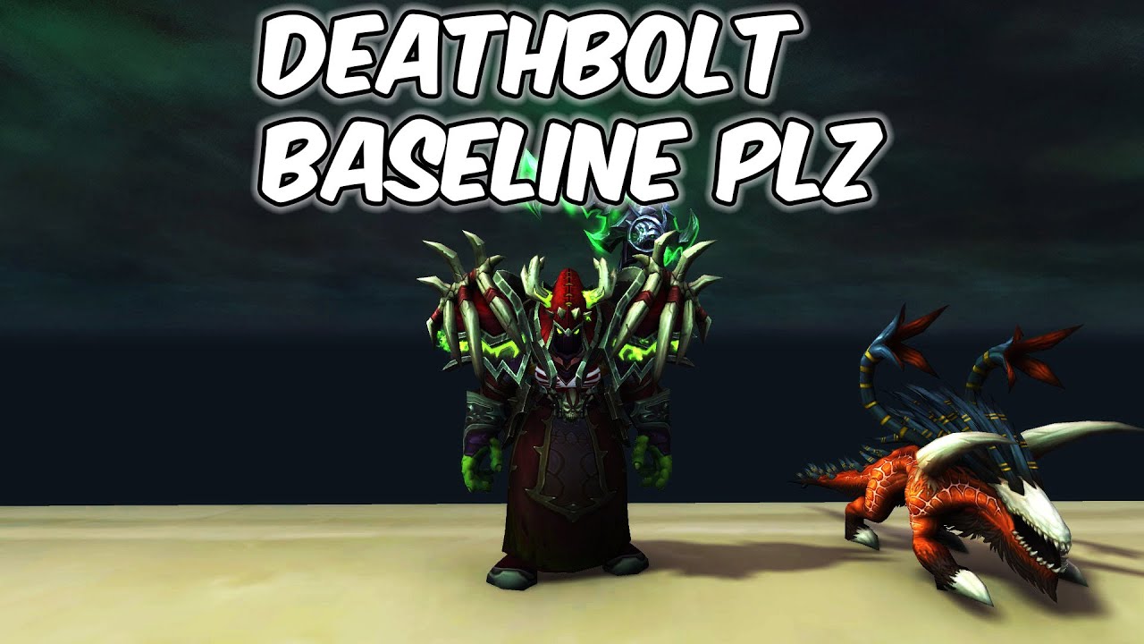 DEATHBOLT BASELINE PLZ - Affliction Warlock PvP - WoW Shadowlands 9.0.2 ...