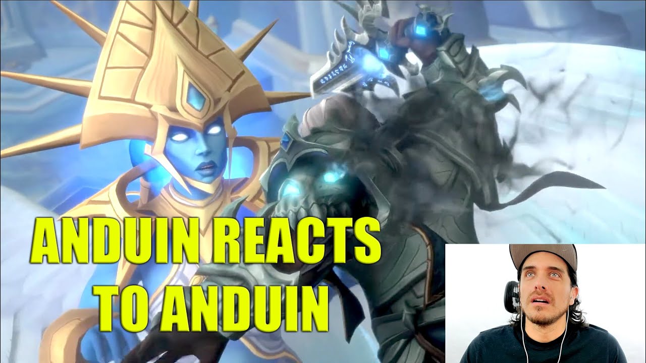 Josh Keaton Voice of Anduin Reacts to "Kingsmourne" Shadowlands: Chains ...