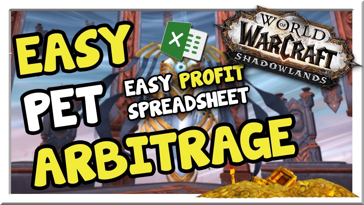 Make A Million Gold Flipping Pets Cross Realm! Spreadsheet ...