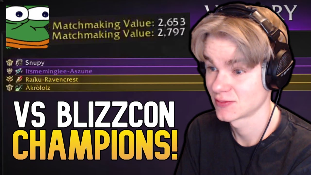 Facing Blizzcon Champions In The Arena! | Shadowlands Arena WoW - World ...