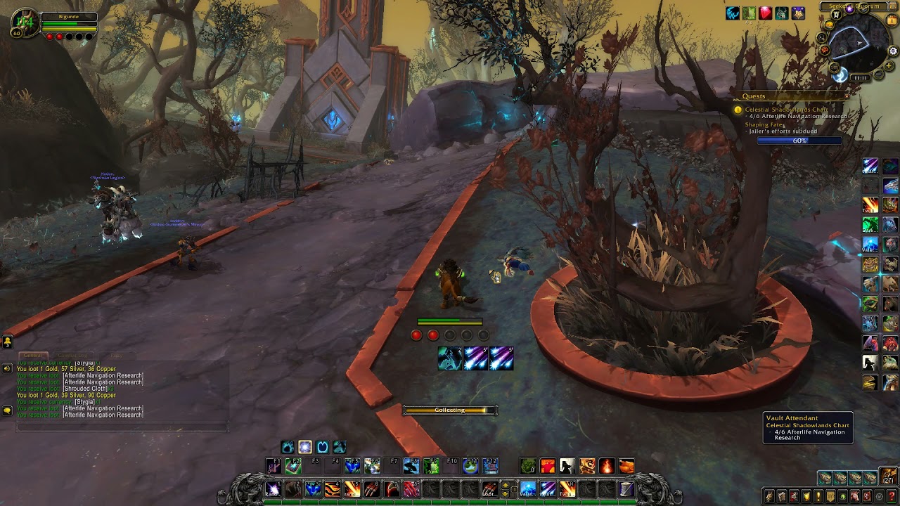 Quest Celestial Shadowlands Chart In World Of Warcraft - World of ...