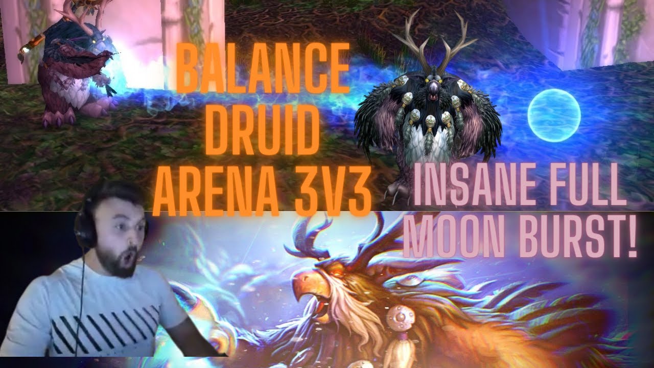 Full Moon Balance Druid Burst! Resto Druid Plays DPS / WoW Shadowlands ...