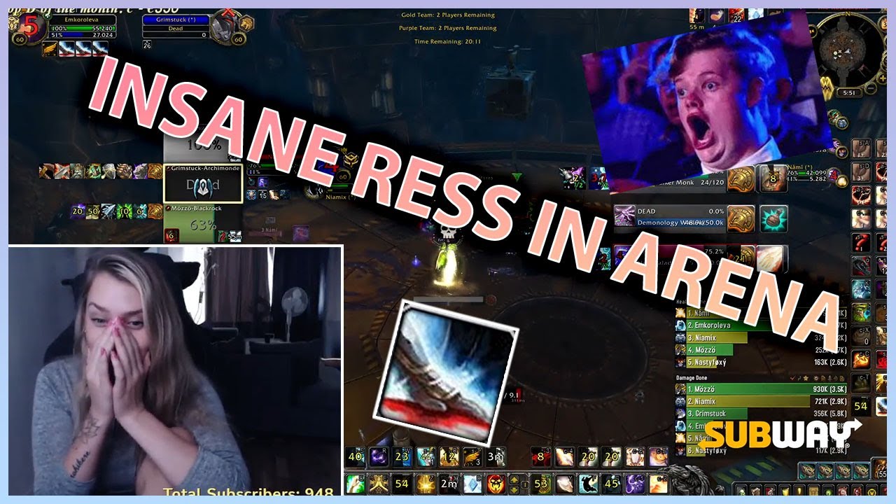 SNOWMIXY INSANE RESS IN 3v3 ARENA!! | Daily WoW Highlights #191 ...