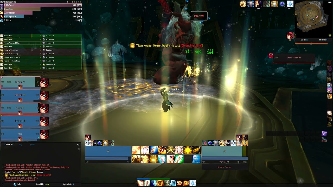 The Underrot: Unbound Abomination - WoW Shadowlands gameplay - World of Warcraft videos