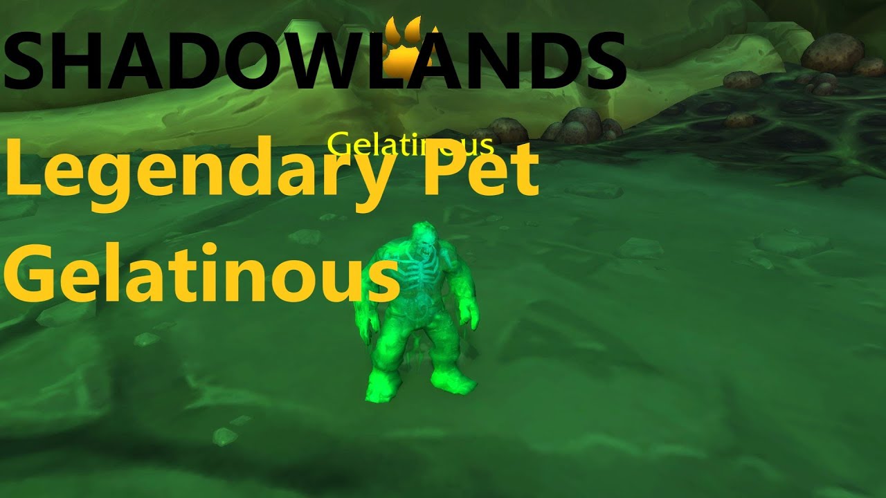 World Of Warcraft Shadowlands, Legendary Gelatinous Pet Battle Guide ...