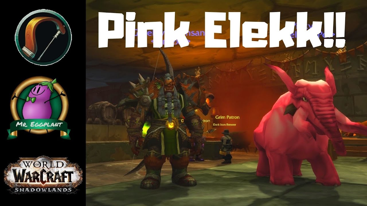 How to Tame the Pink Elekk During Brewfest | Hunter Pets | World of ...