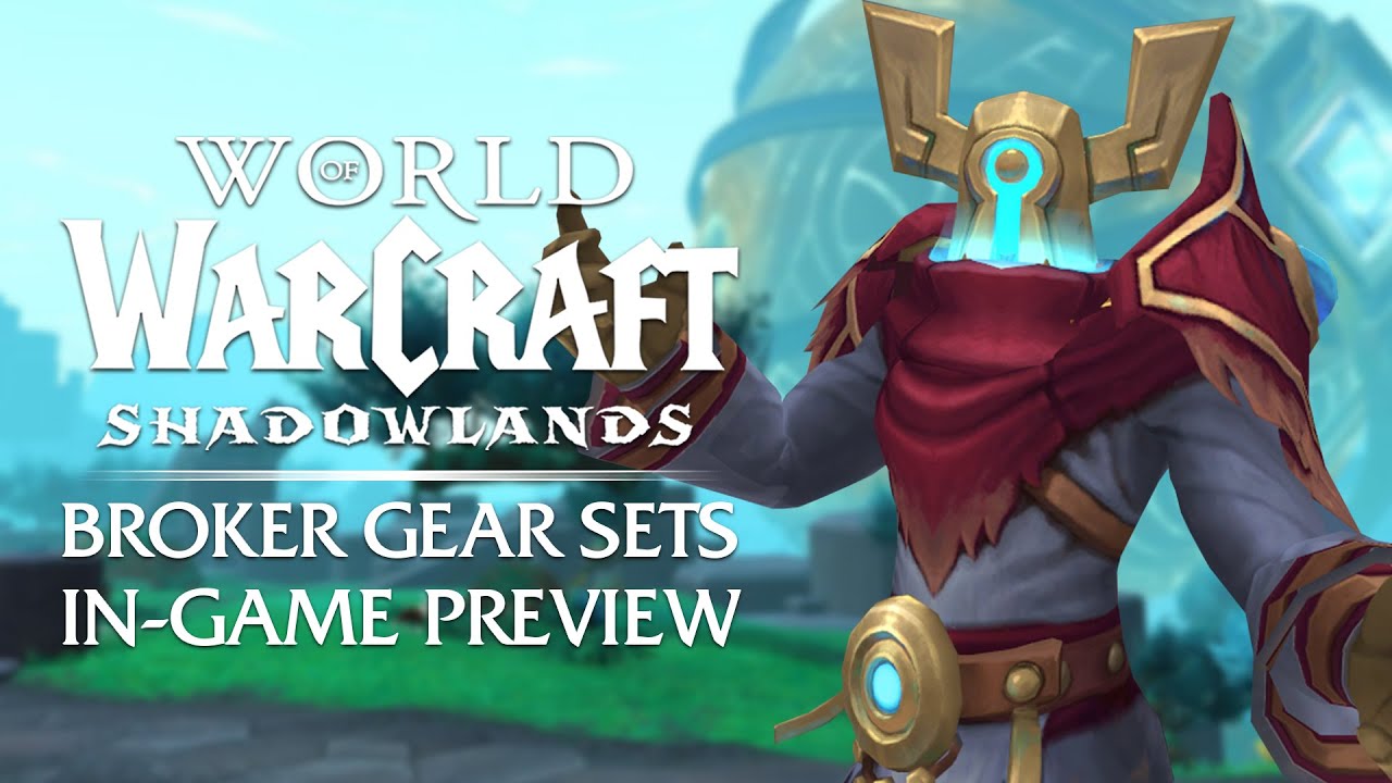 Broker Themed TRANSMOG SETS Coming in Patch 9.2 - In-Game Preview ...