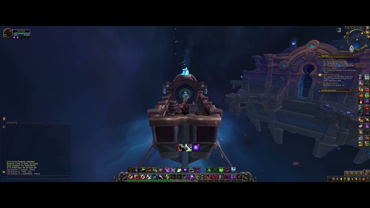 World of Warcraft: Shadowlands - Questing: The Veiled Market - World of ...