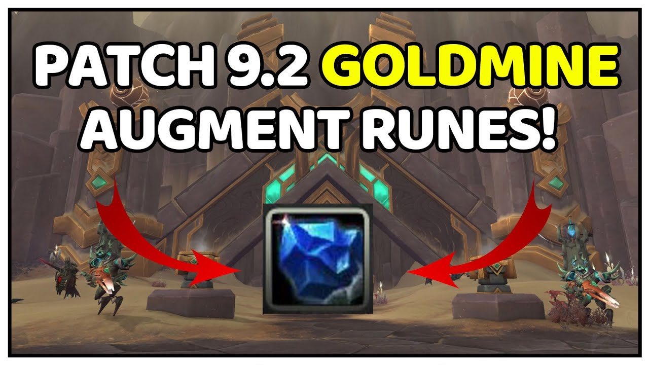 Make TONS Of Gold With Veiled Augment Runes In Patch 9.2 | Shadowlands ...