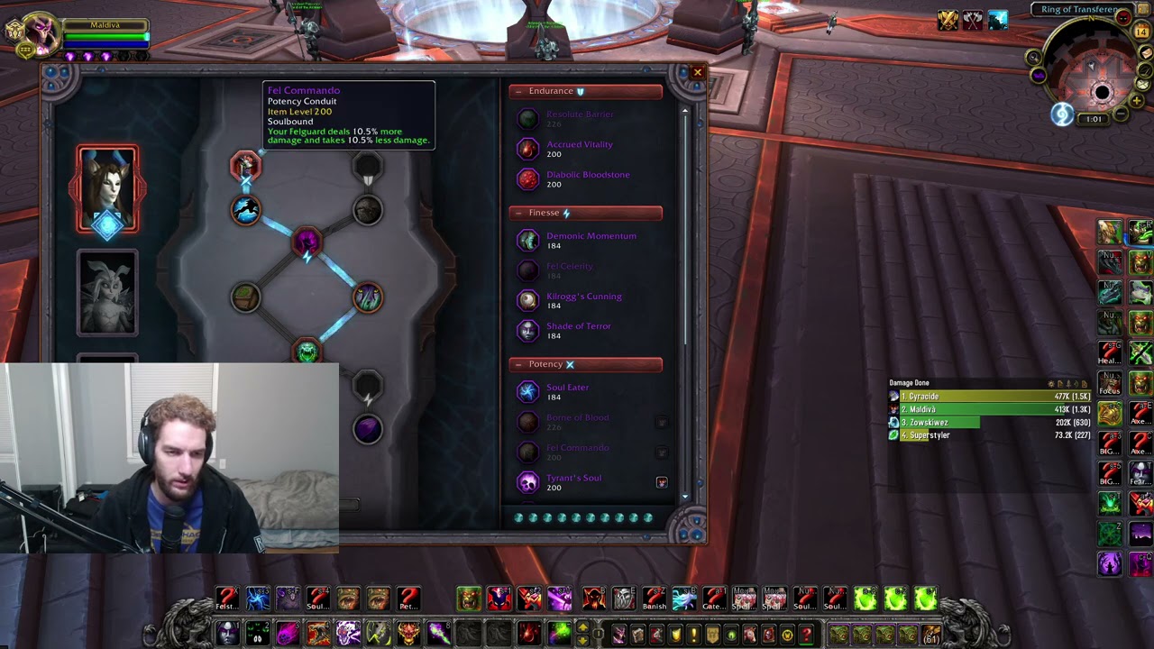 Shadowlands Demo Warlock PvP Talents, Soulbinds, Conduits! - World of ...