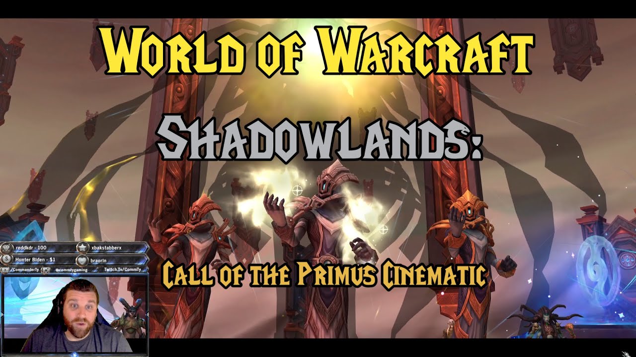 World of Warcraft: Shadowlands: Call of the Primus Cinematic Reaction ...