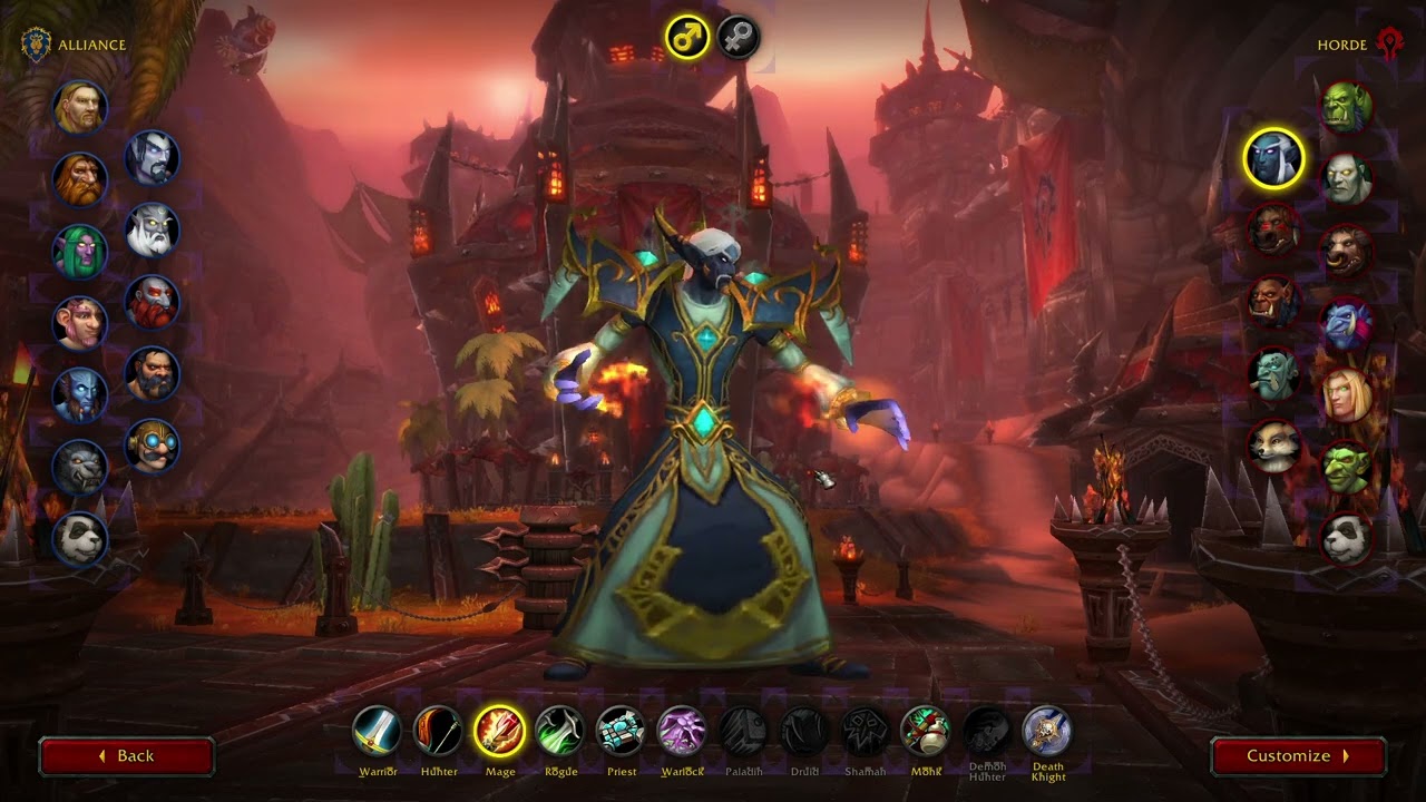 World of Warcraft shadowlands character creation - World of Warcraft videos