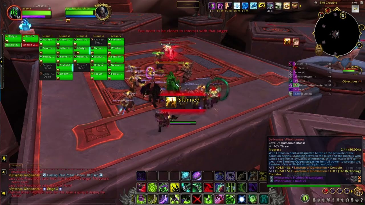 World of Warcraft: Shadowlands Fated Sylvanas with Vengeance DH Tank ...