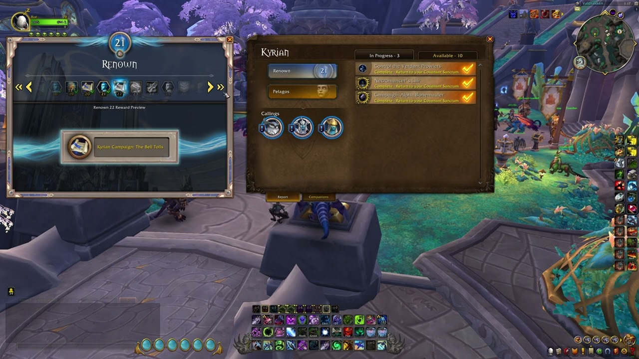 How to Check Shadowlands Renown in Dragonflight, WoW (script in ...