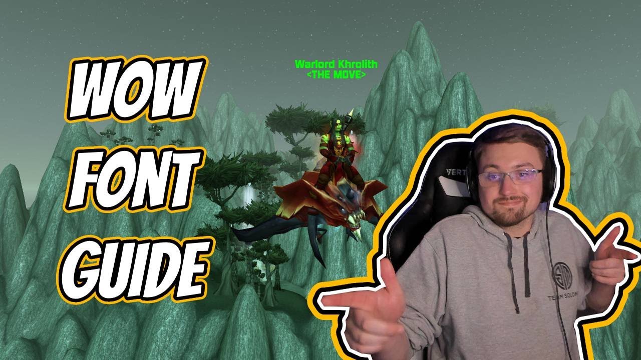 How To Change World Of Warcraft Fonts - World of Warcraft videos