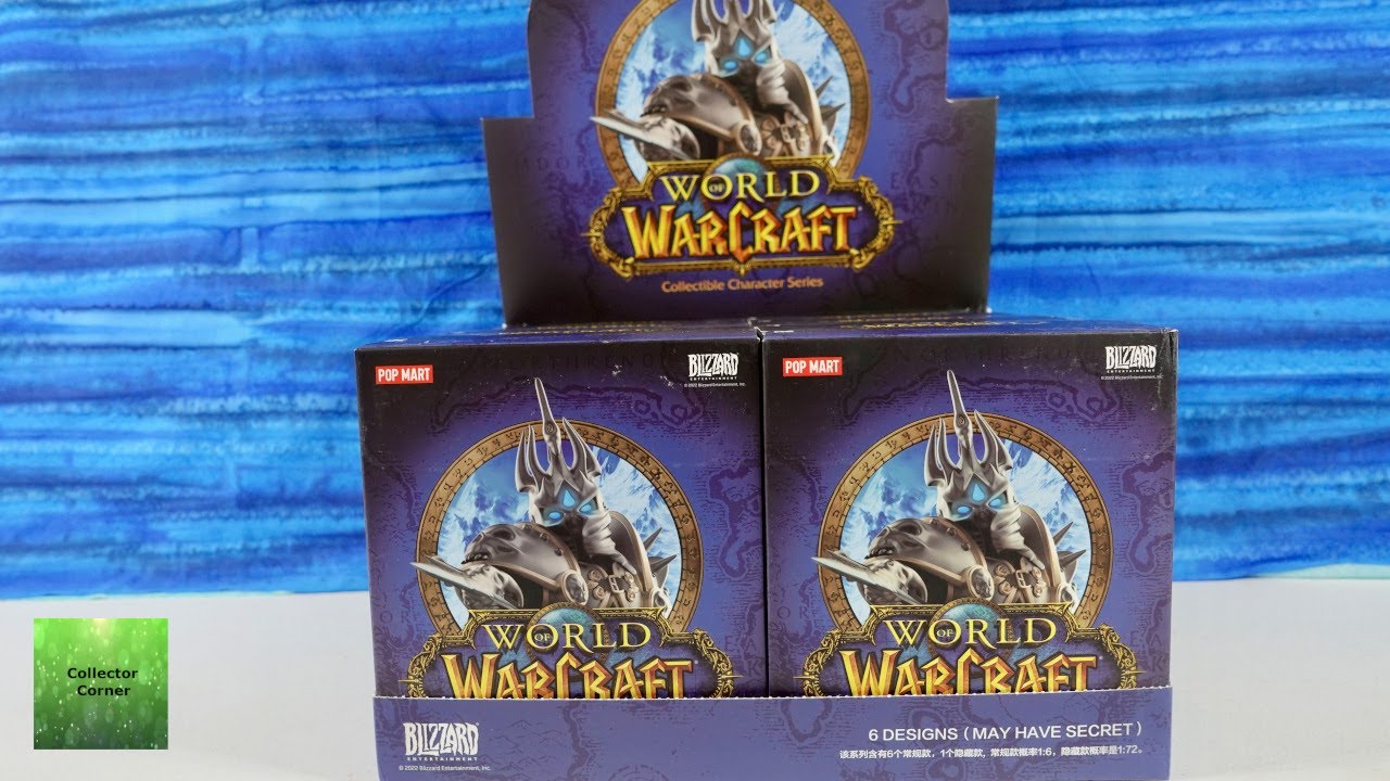 World Of Warcraft WOW Collectible Figure Blind Box Pop Mart Unboxing ...