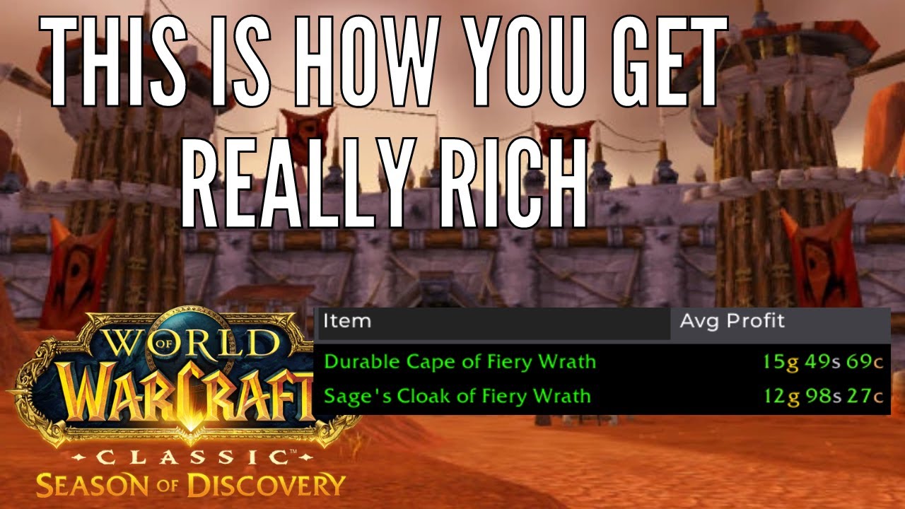 The method that makes you REALLY rich in World of Warcraft - World of ...