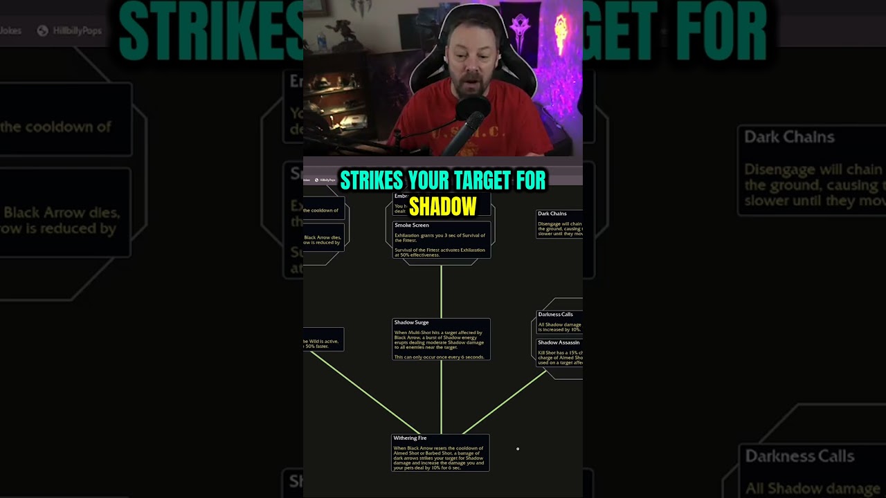 Dark Ranger Hunter Hero Talent Revealed for World of Warcraft War ...