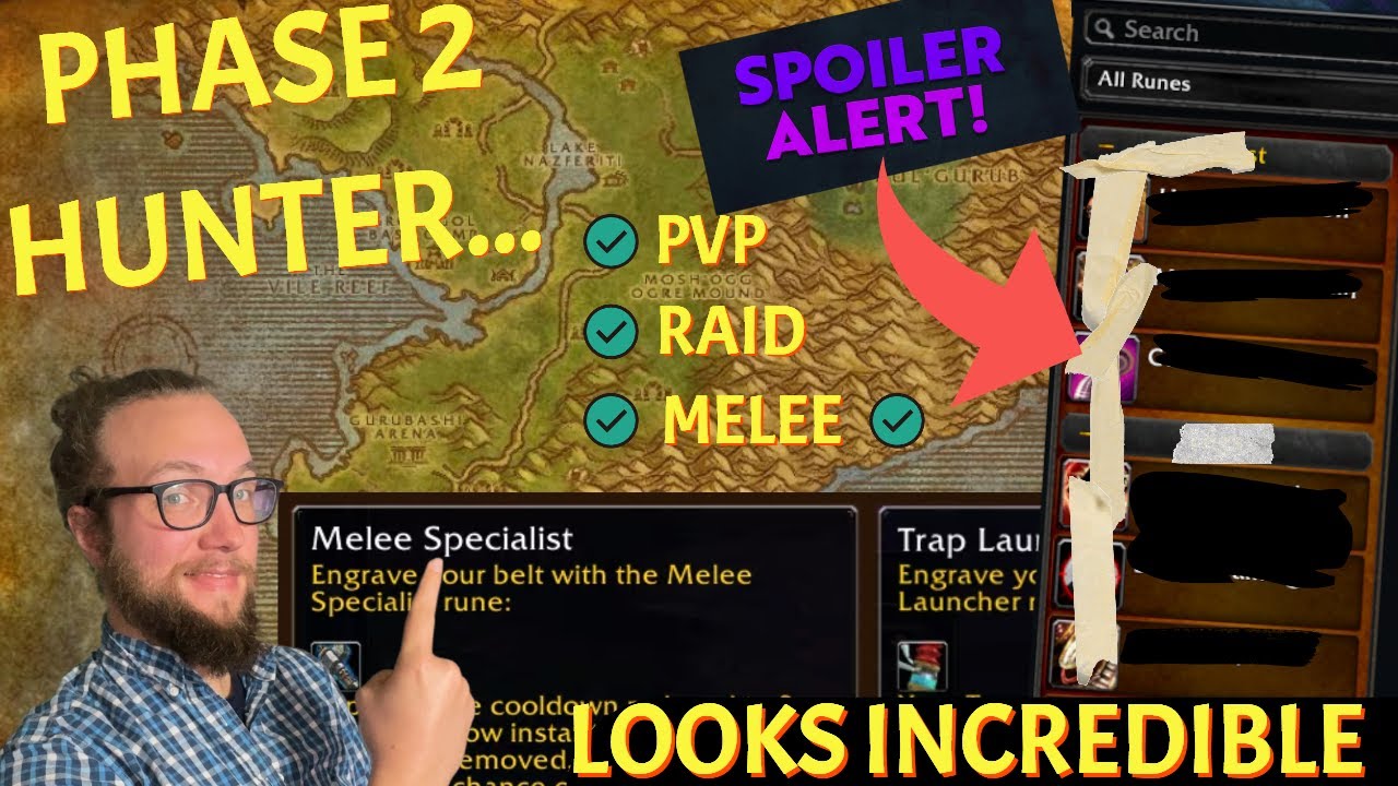 INCREDIBLE! Phase 2 Hunter ALL RUNES Season of Discovery World of ...