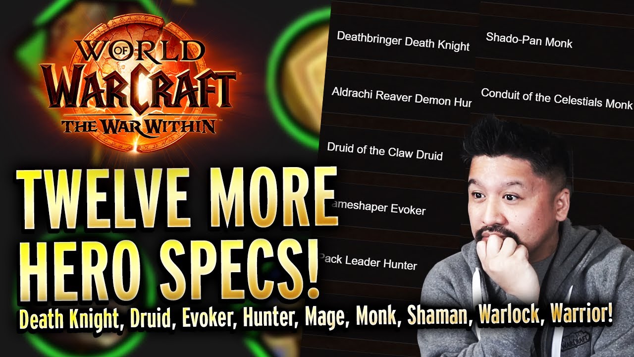 **12** NEW Hero Specs For The War Within! World of Warcraft - World of Warcraft videos
