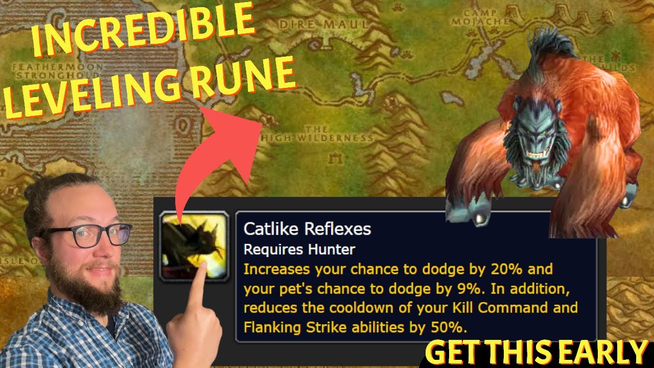 AMAZING RUNE! Catlike Reflexes Rune FOUND! Season of Discovery World of ...