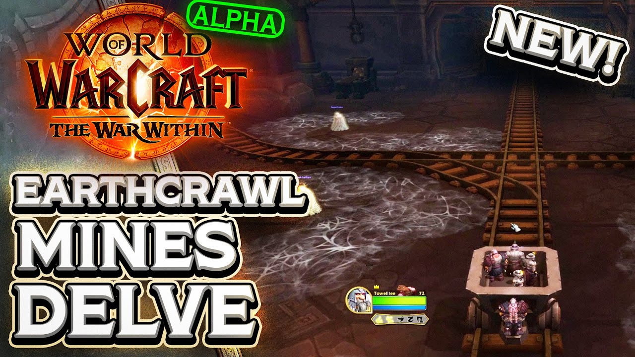 Exploring EarthCrawl Mines | NEW Delves in World of Warcraft | The War ...