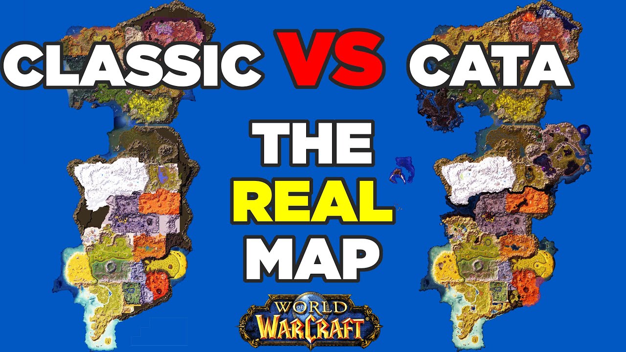 World of Warcraft: How Cataclysm Transformed the Map | Eastern Kingdoms ...