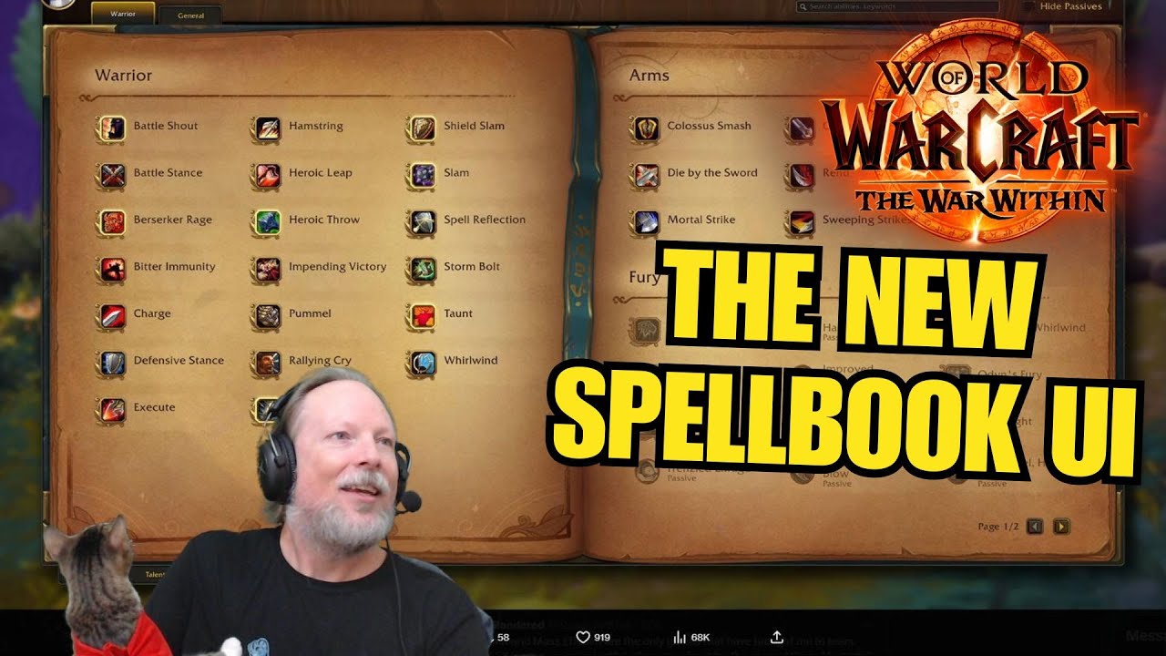 The New Spellbook UI In The War Within - World of Warcraft News with ...