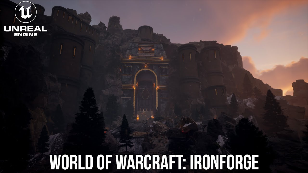 World of Warcraft: Ironforge In Unreal Engine 5 - World of Warcraft videos