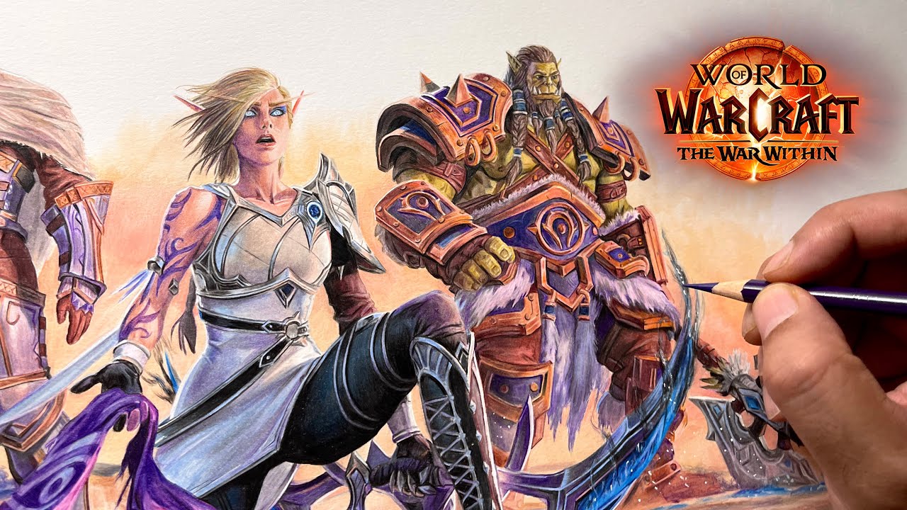 Drawing Heroes of Azeroth - The War Within (Part 1) World of Warcraft ...
