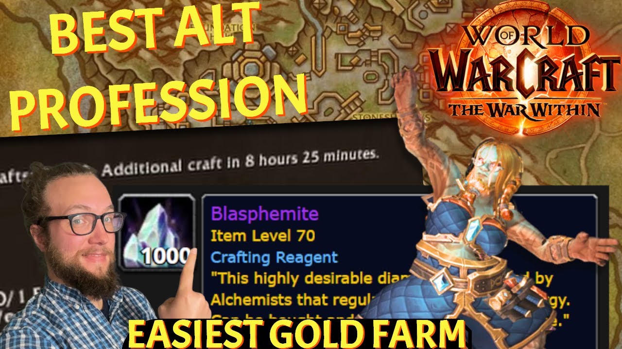 PASSIVE GOLD! Use Alchemy to PRINT Gold by making Blasphemite World of ...