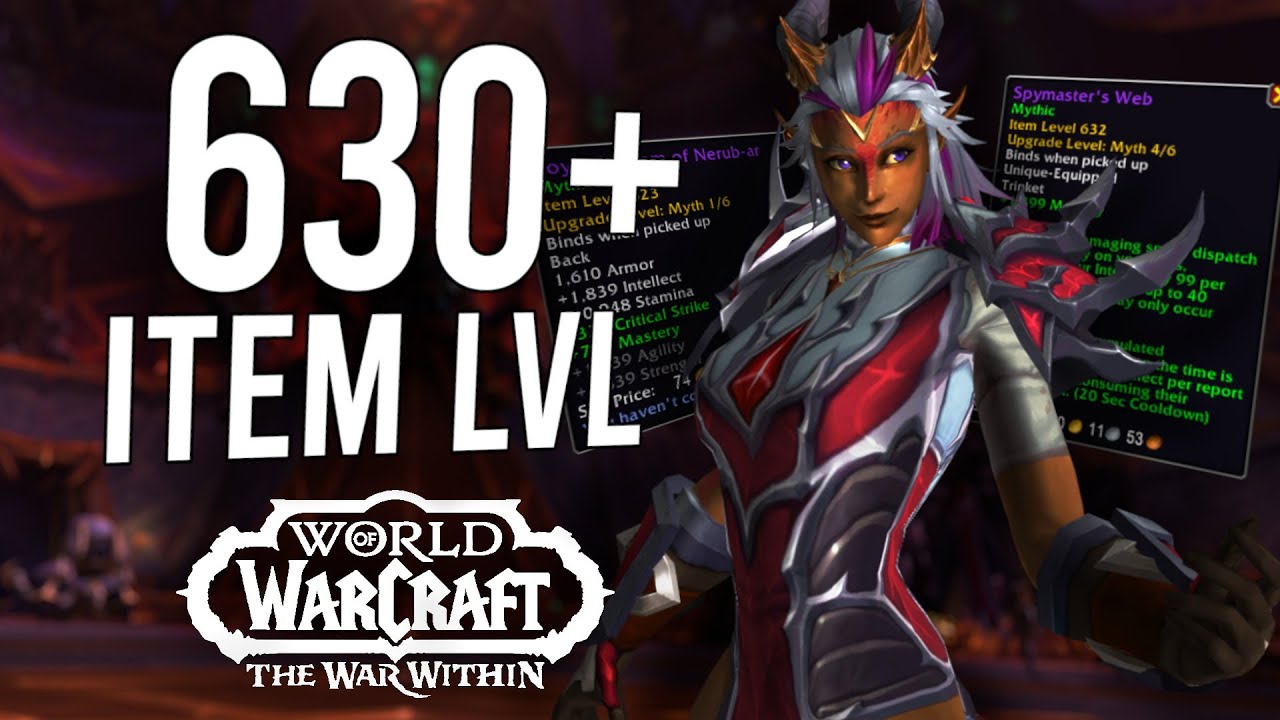 How To Gear Up To 630+ iLvL In Season 1 Of War Within! | World Of ...