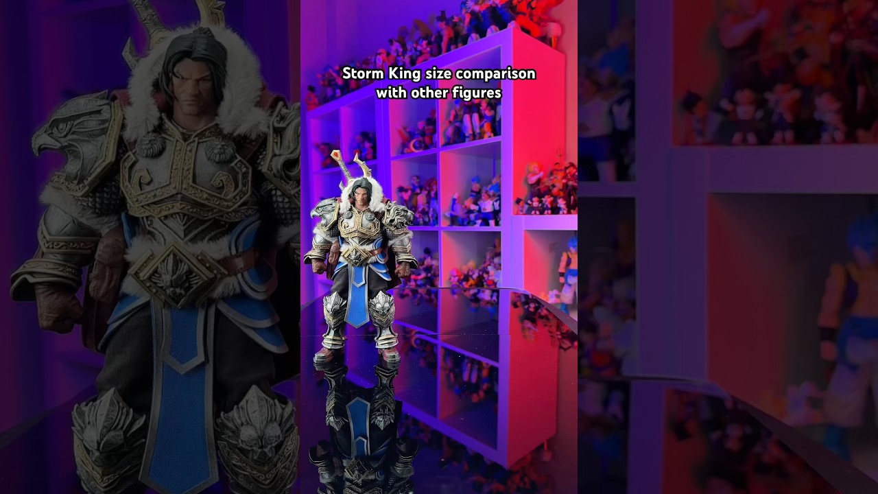 World Of Warcraft Varian Wrynn Storm King Action Figure Size Comparison World Of Warcraft Varian Wrynn Storm King Action Figure Size Comparison