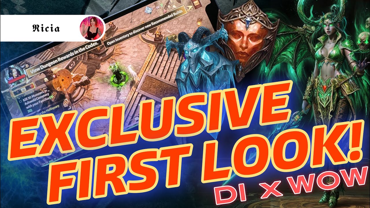 EXCLUSIVE! FIRST LOOK AT DIABLO IMMORTAL x WORLD OF WARCRAFT - ETERNAL ...